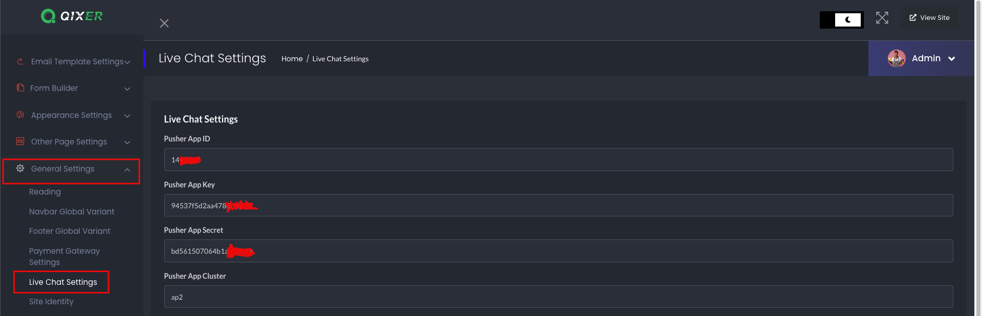 Pusher setup – Documentation – Xgenious