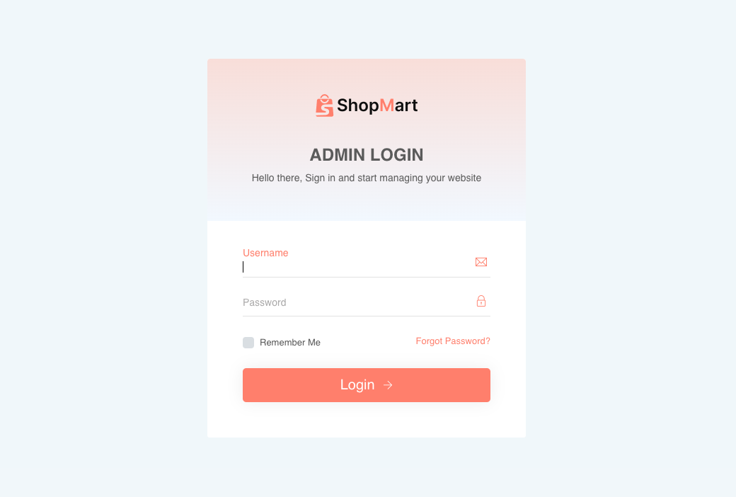 Admin Login - Xgenious