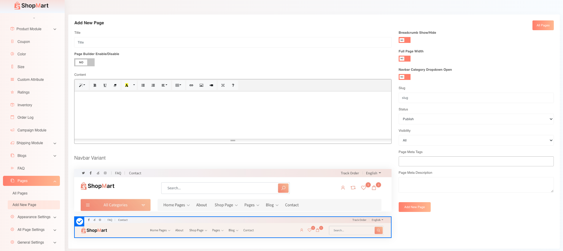 How to create a page? - Xgenious