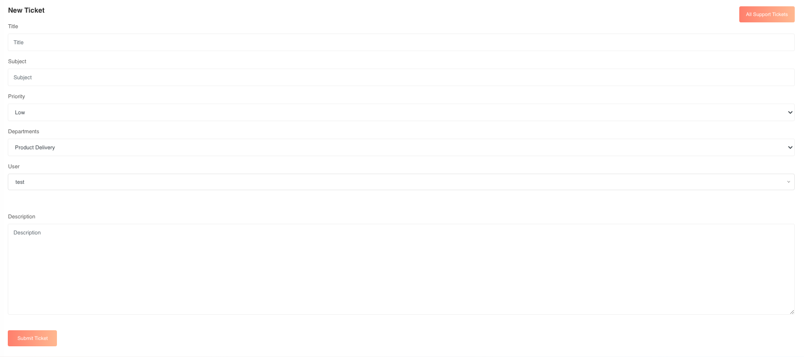 Add New Ticket - Xgenious