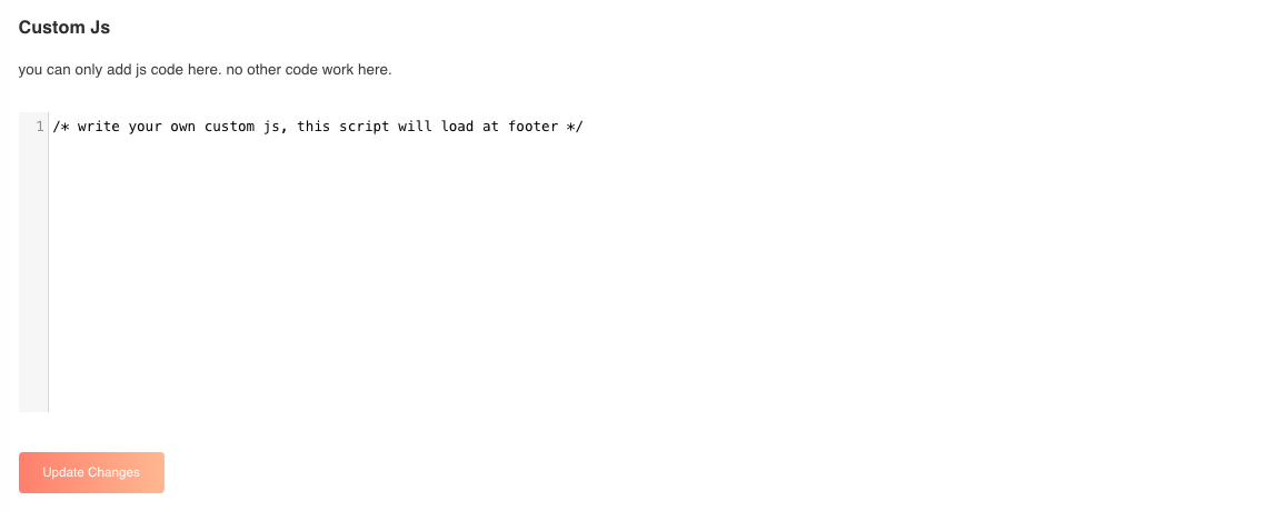 custom js - Xgenious