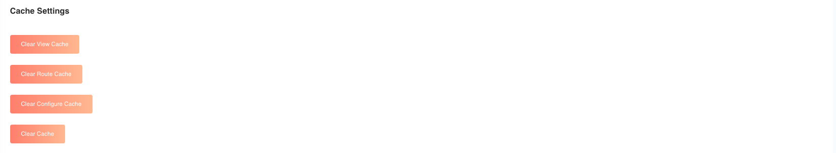 cache settings - Xgenious